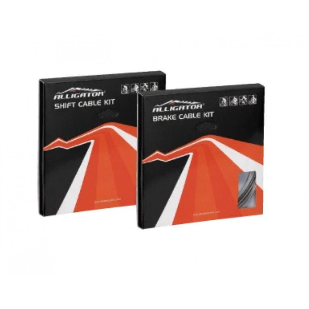 ALLIGATOR GEAR CABLE KIT FOR CAMPAGNOLO | SILVER STAR | BLACK ...