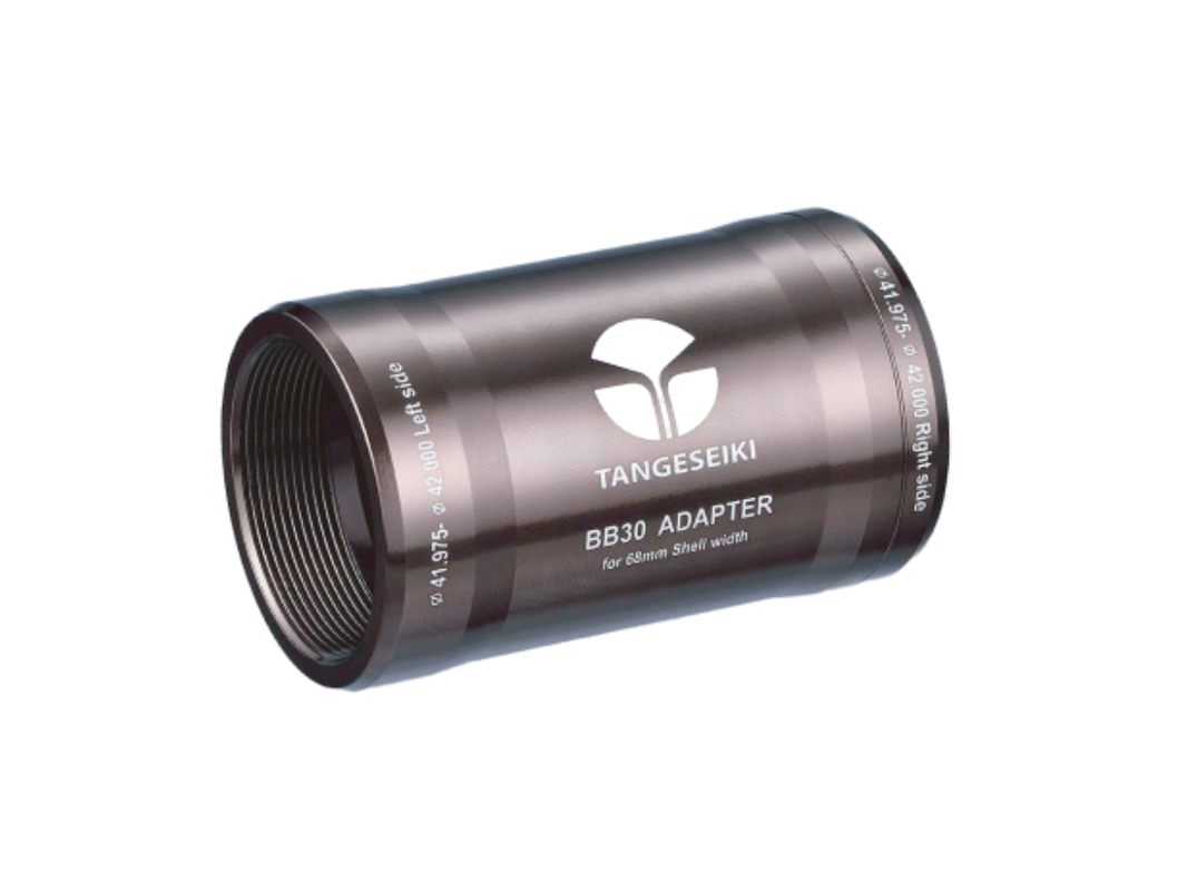 TANGESEIKI BOTTOM BRACKET ADAPTER | BB30 BLACK (FOR 73MM SHELL 42MM ...